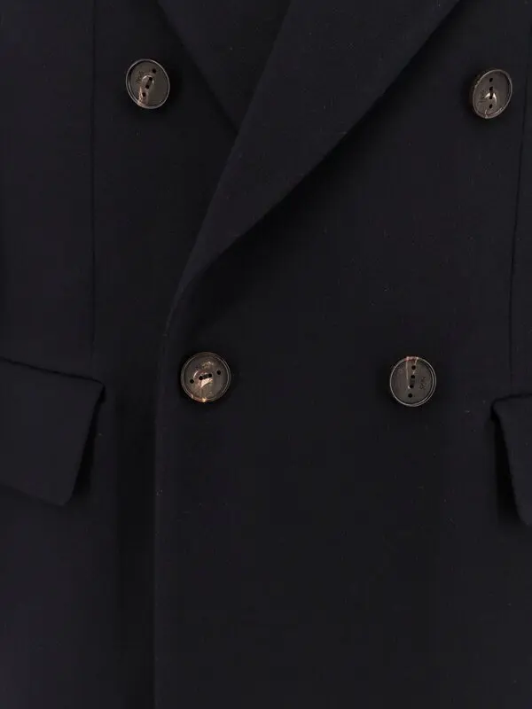 HEVO Cashmere Coat With Satin Lining