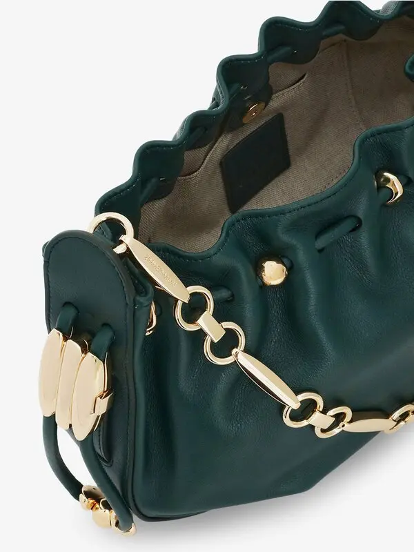 Zimmermann Halcyon Leather Clutch - Green