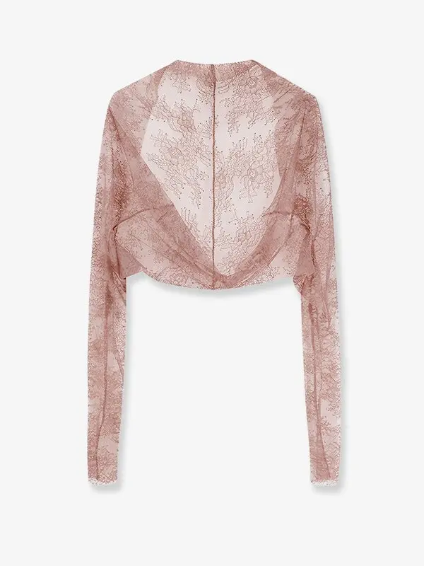 Alberta Ferretti Lace Shrug
