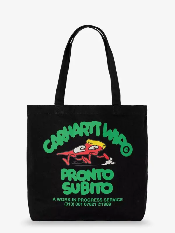 Carhartt Work In Progress Canvas Graphic Tote Bag