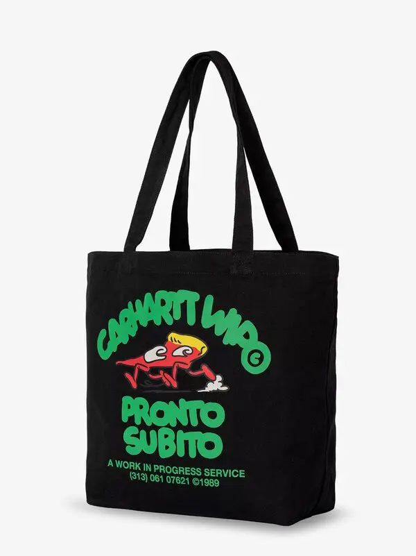 Carhartt Work In Progress Canvas Graphic Tote Bag