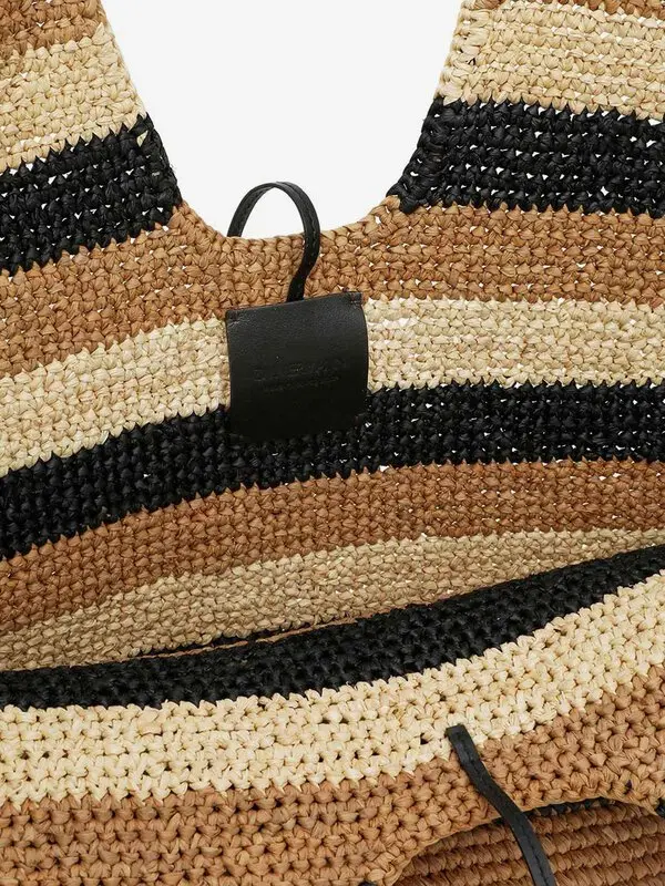 Zimmermann Golden Time Raffia Shoulder Bag