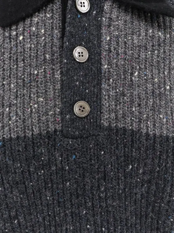 DUNST Chunky Rugby Wool Blend Sweater