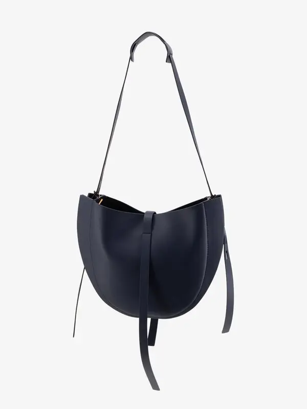 MINOBOSSI Lizzie Leather Shoulder Bag - Blue
