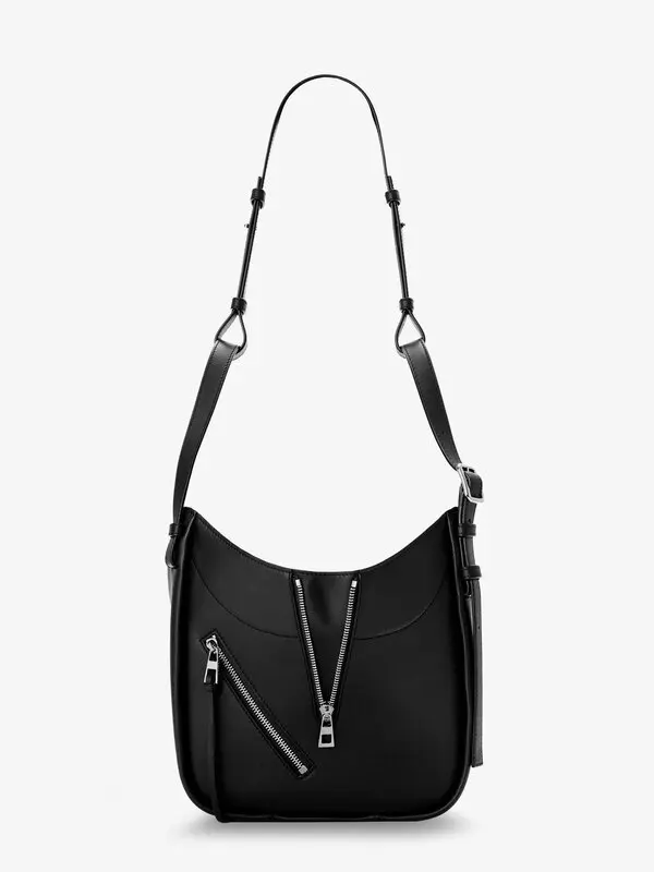 Loewe Hammock Flip Leather Handbag With Front Lettering Logo