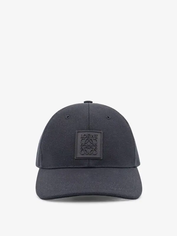 Loewe Cotton Hat With Rubber Anagram Logo Patch