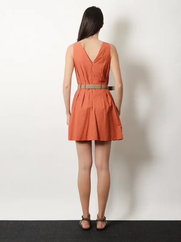 Brunello Cucinelli Mini Dress With Belt