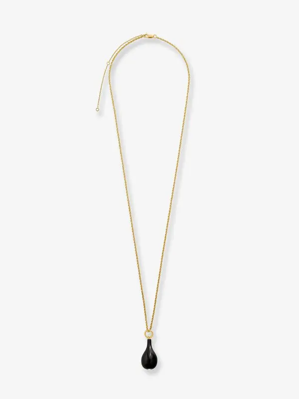 TOTEME Onix Drop Necklace