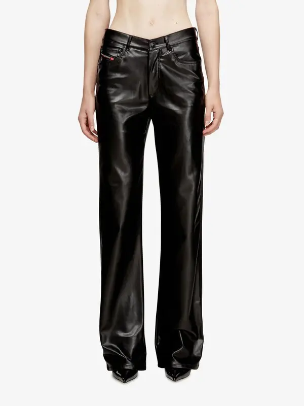 DIESEL® P-lain Faux-leather Trousers