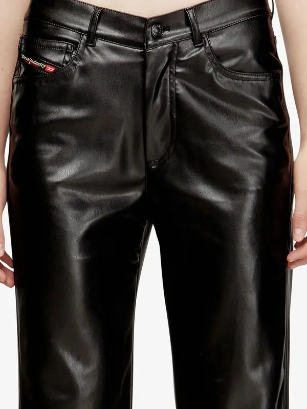 DIESEL® P-lain Faux-leather Trousers