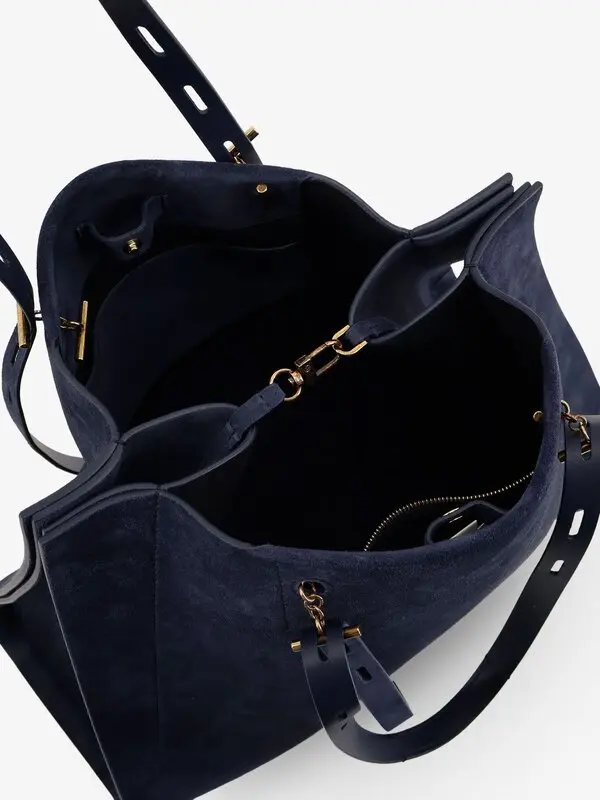 MINOBOSSI Paula Suede Shoulder Bag