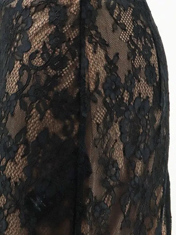 SELF-PORTRAIT Lace Midi Skirt
