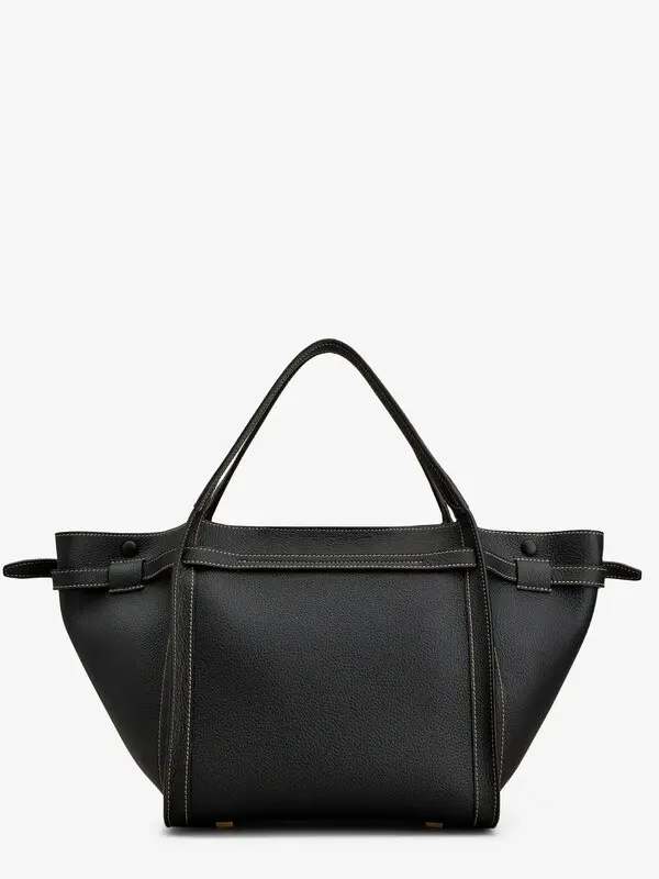 TOD'S Hammered Laeather Tote Bag