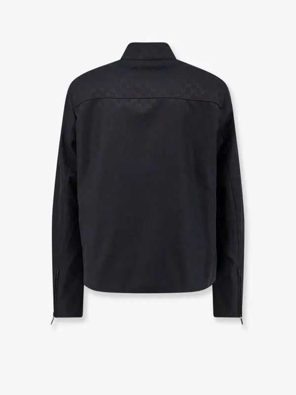 Gucci Gg Cotton Fabric Jacket