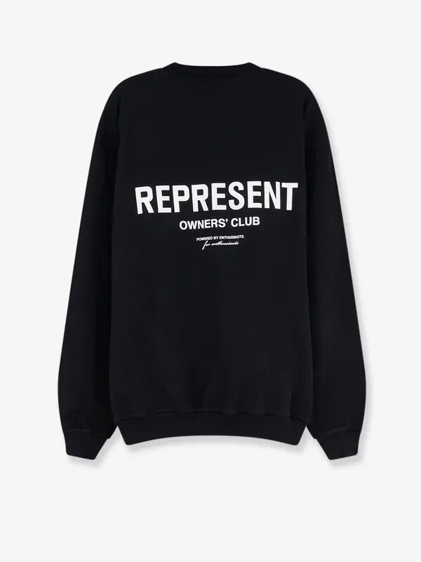 REPRESENT Cotton Sweatshirt With Printed Logo On The Front