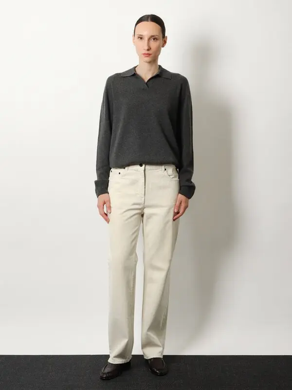 THE ROW Oashi Cashmere Sweater - Grey