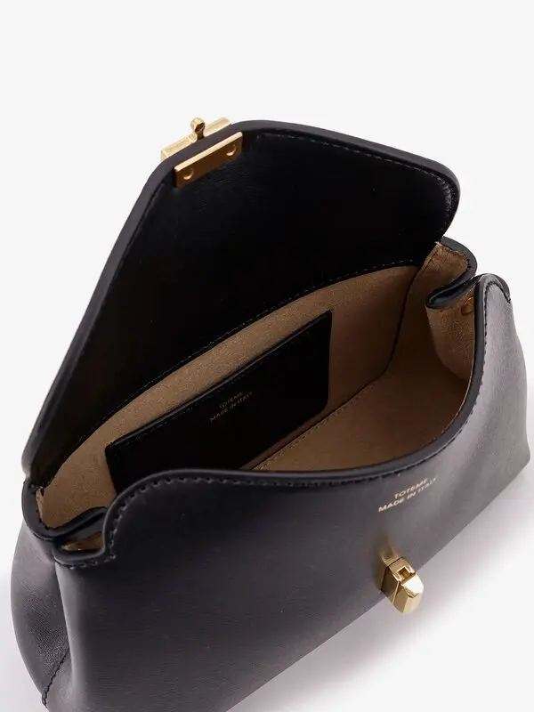 TOTEME Mini T-lock Leather Clutch