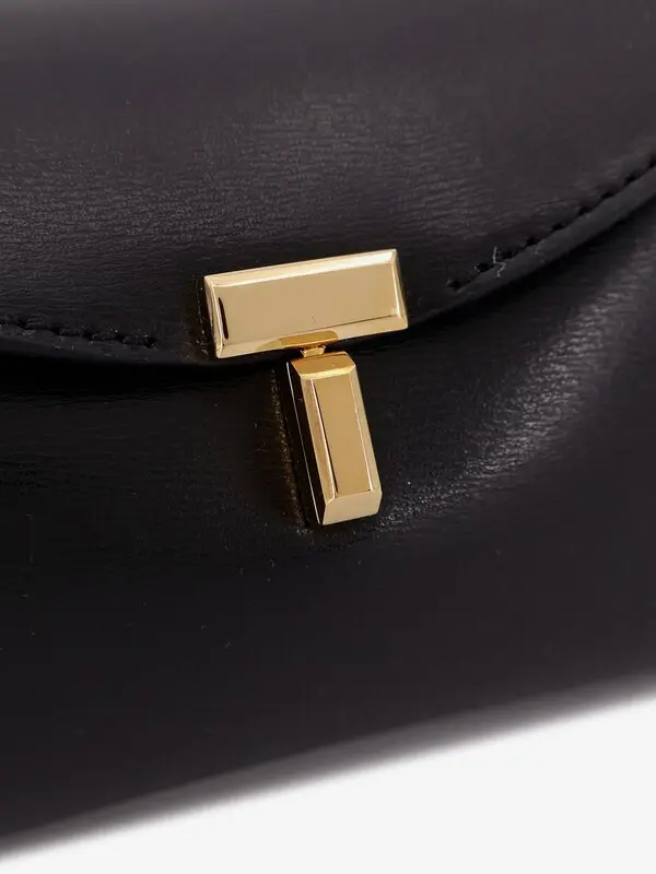 TOTEME Mini T-lock Leather Clutch