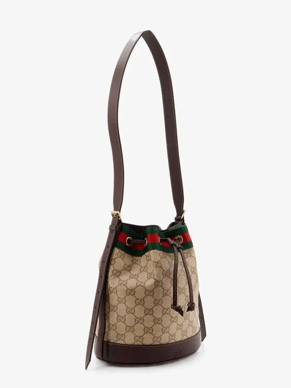 Gucci Venice Gg Fabric Bucket Bag