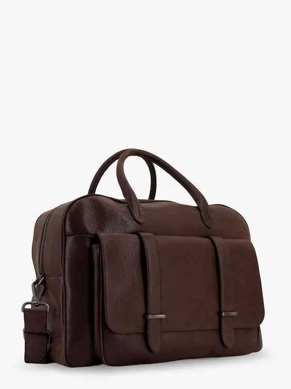 Orciani Jones Leather Travel Bag