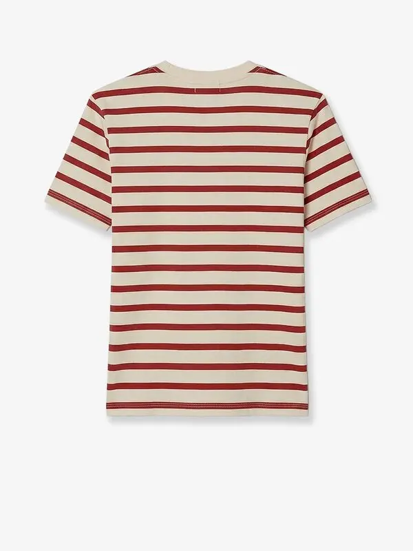 Tory Burch Cotton T-shirt With Striped Pattern