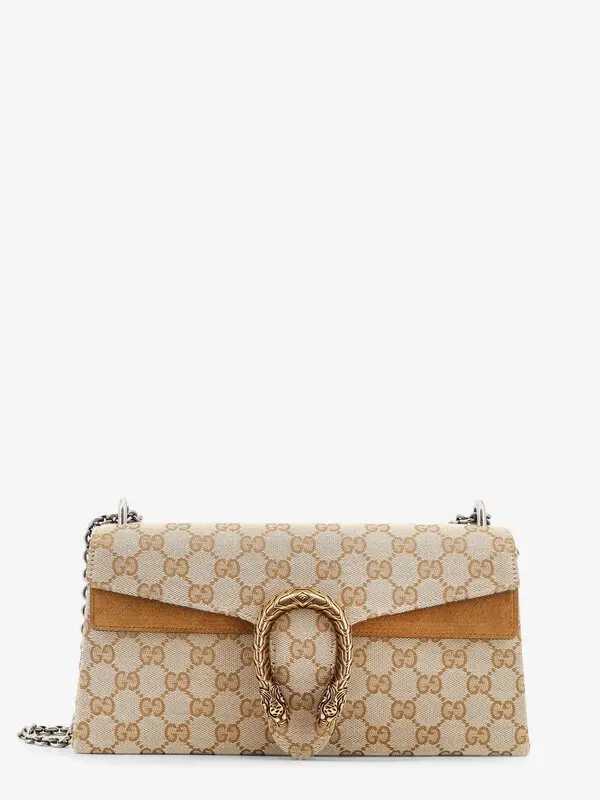Gucci Dionysus Gg Fabric Crossbody Bag - Beige