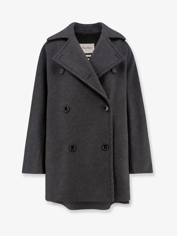 Max Mara Oversize Virgin Wool And Cashmere Coat - Grey
