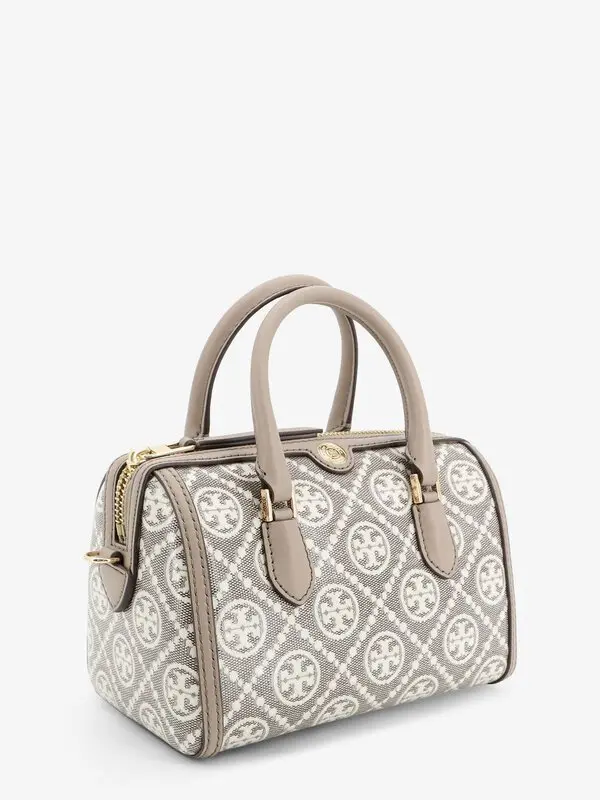 Tory Burch Barrel Bag T Monogram Coated Canvas Handbag
