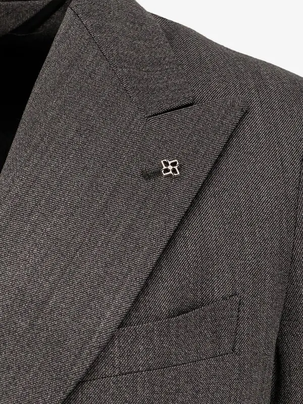 Tagliatore Double-breasted Virgin Wool Blazer