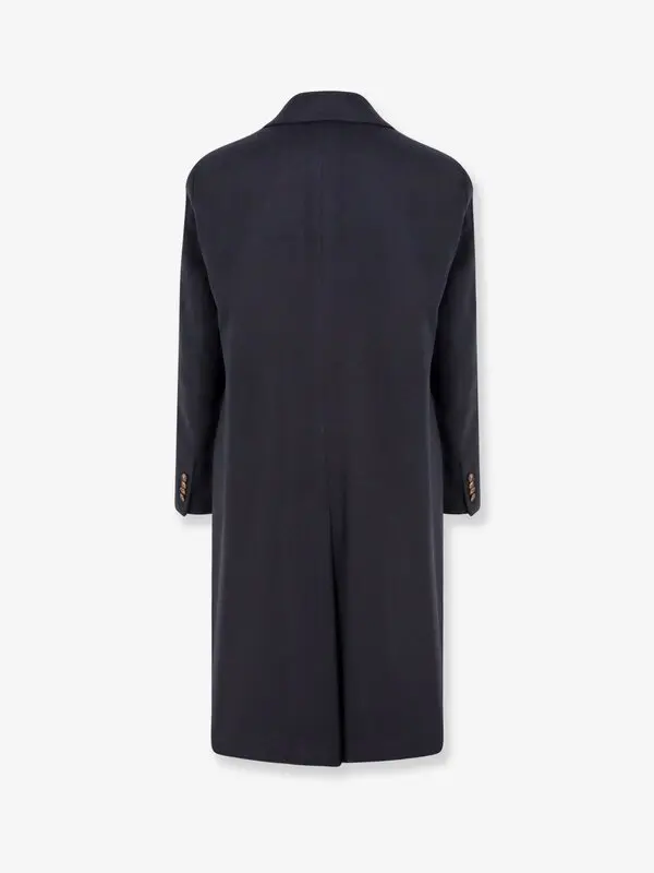 HEVO Cashmere Coat With Satin Lining