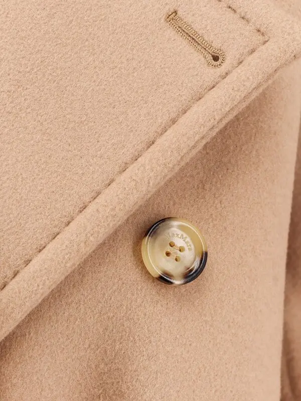 Max Mara Oversized Virgin Wool And Cashmere Coat - Beige