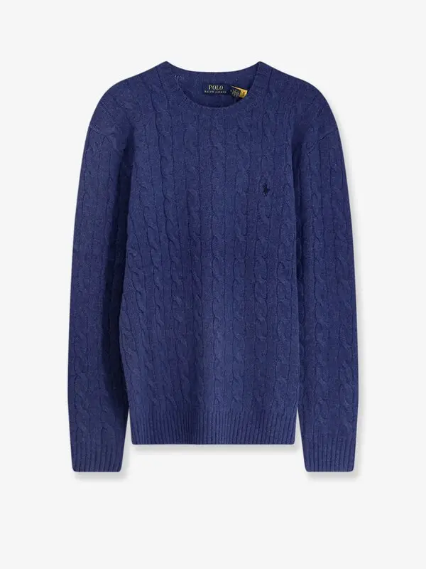 Polo Ralph Lauren Wool And Cashmere Blend Sweater - Blue