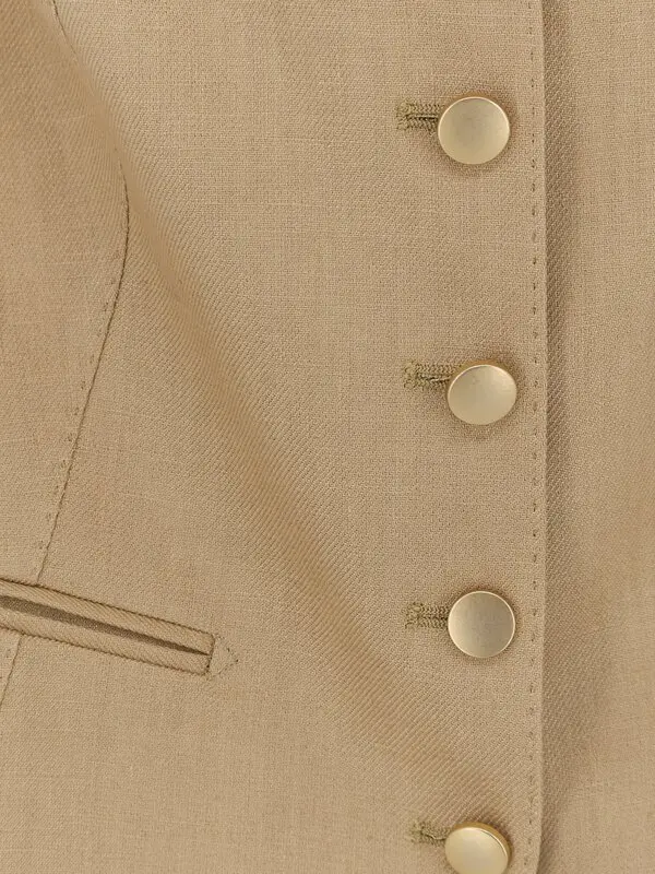 Tagliatore Linen Vest