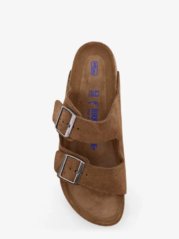 BIRKENSTOCK Arizona Suede Sandals - Brown