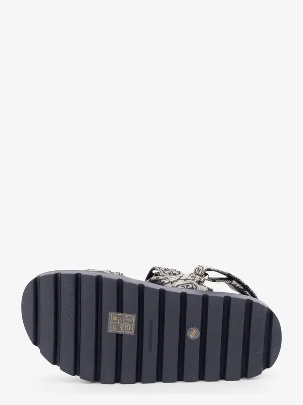 Tory Burch T Monogram Fabric Sandals