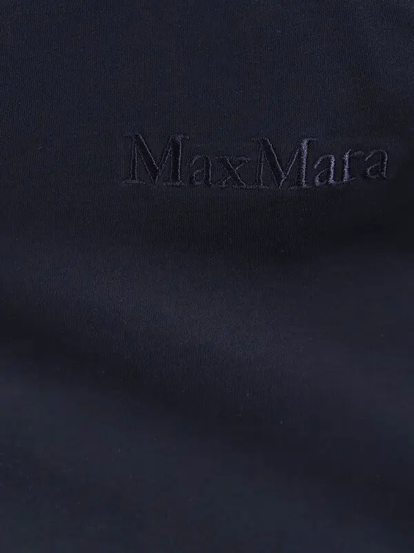 Max Mara Nerina Cotton T-shirt With Embroidery
