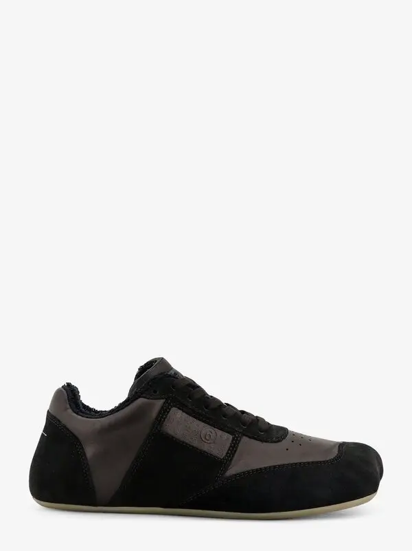 MAISON MARGIELA Suede And Leather Lace-up Sneakers