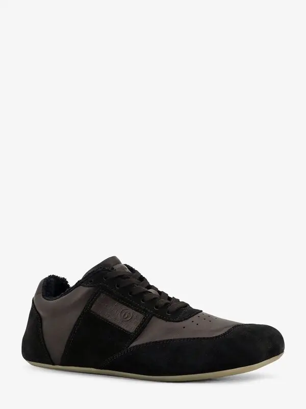 MAISON MARGIELA Suede And Leather Lace-up Sneakers