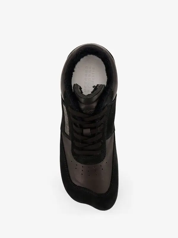 MAISON MARGIELA Suede And Leather Lace-up Sneakers