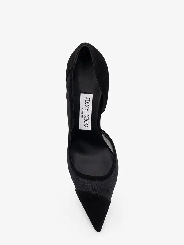 JIMMY CHOO Brigitte 100 Suede Décollet