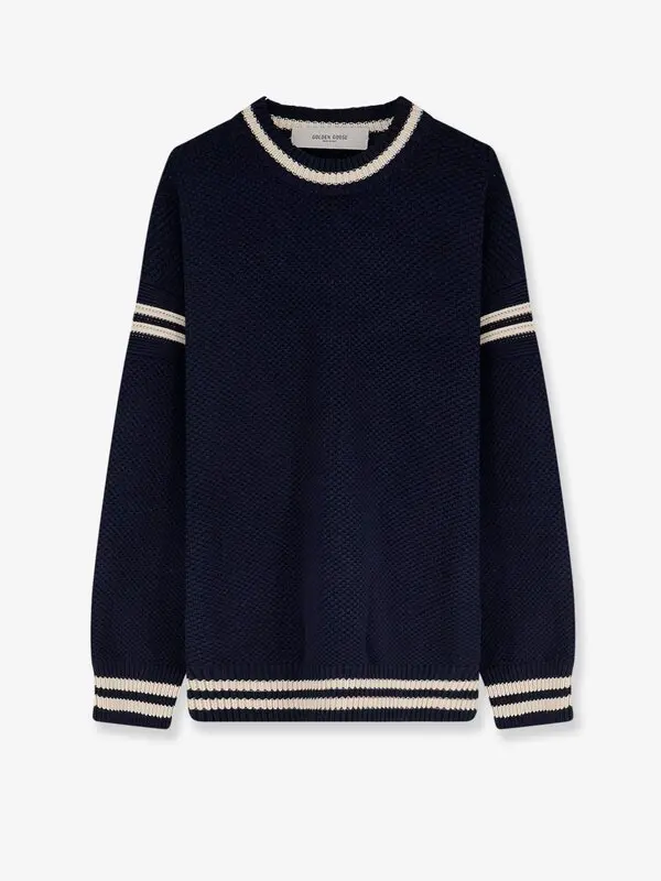 GOLDEN GOOSE Journey Cotton Knit Sweater