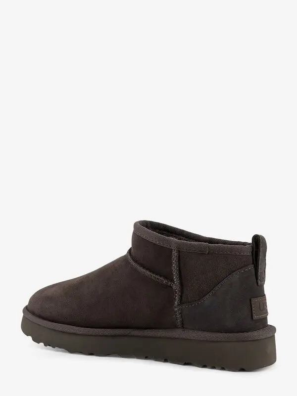 UGG Classic Ultra Mini Suede Ankle Boots - Grey