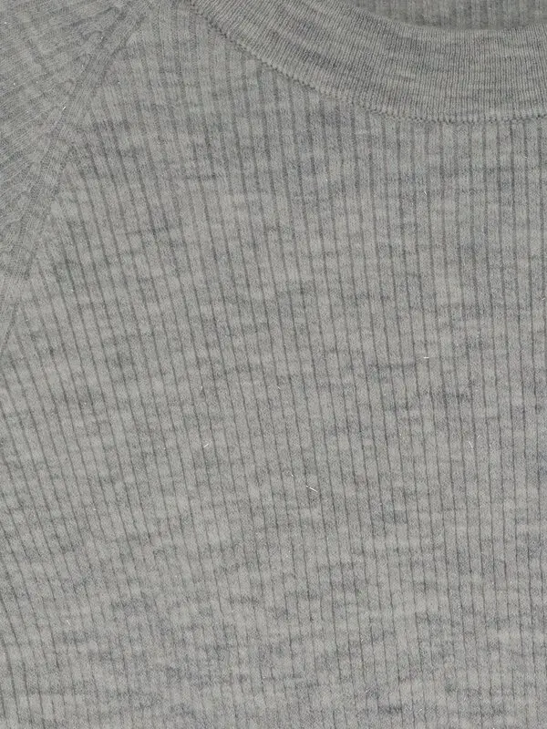 Brunello Cucinelli Cashmere And Viscose Blend Lurex Sweater - Grey