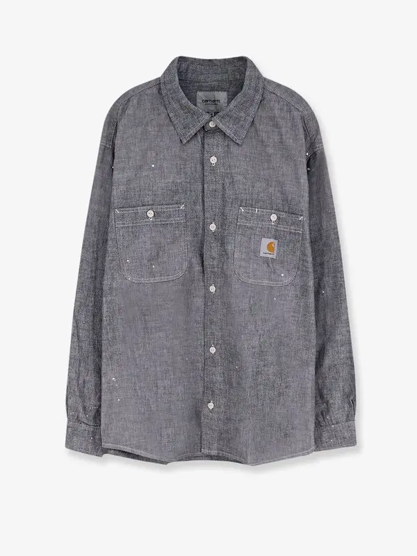 Carhartt Work In Progress Painter Used Effect Cotton Shirt