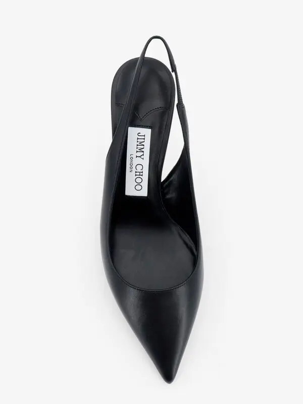 JIMMY CHOO Love 65 Leather Slingback Décollet