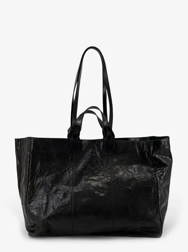 IBELIV Wild Raffia Shoulder Bag - Black