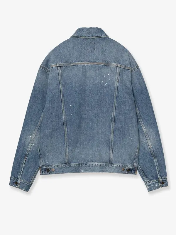 Carhartt Work In Progress Denim Jacket With Distressed Effect