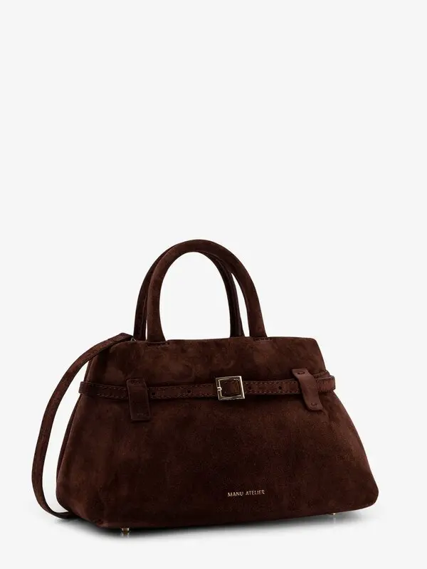 Manu Atelier Le Cambon 25 Suede Handbag