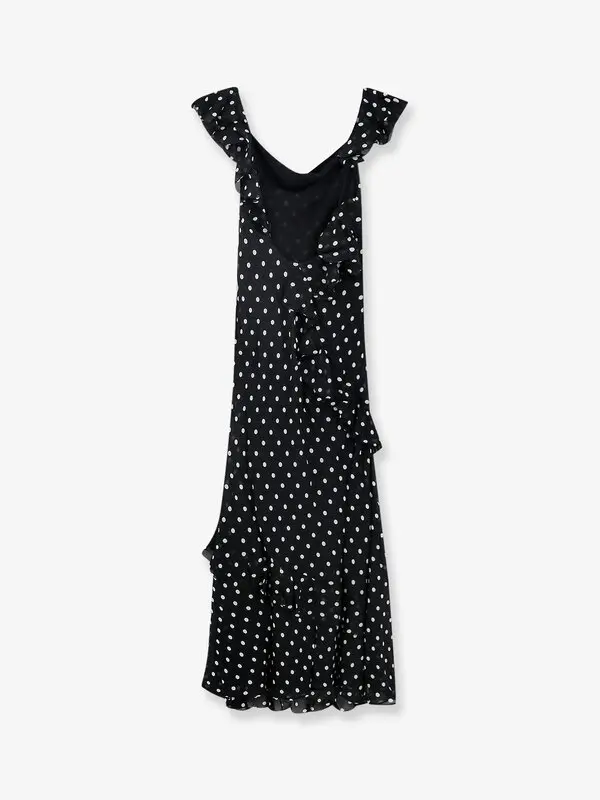 SELF-PORTRAIT Polka-dots Viscose Dress