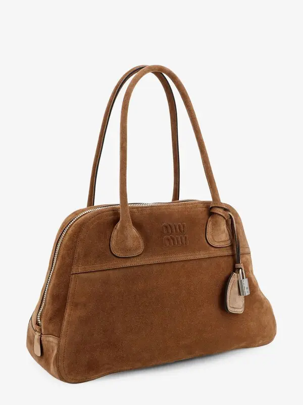 Miu Miu Vivant Suede Shoulder Bag